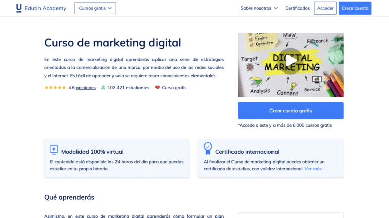 Cursos Online De Marketing Digital Con Certificado: 10 Opciones Gratuitas - Roberto Argandoña